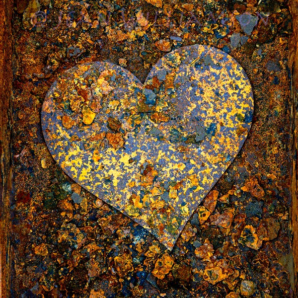 Rusty Hearts - Etsy