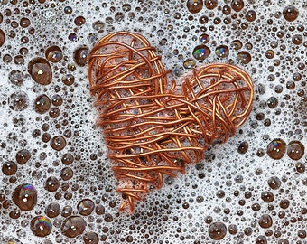 Copper Wire Heart | Etsy