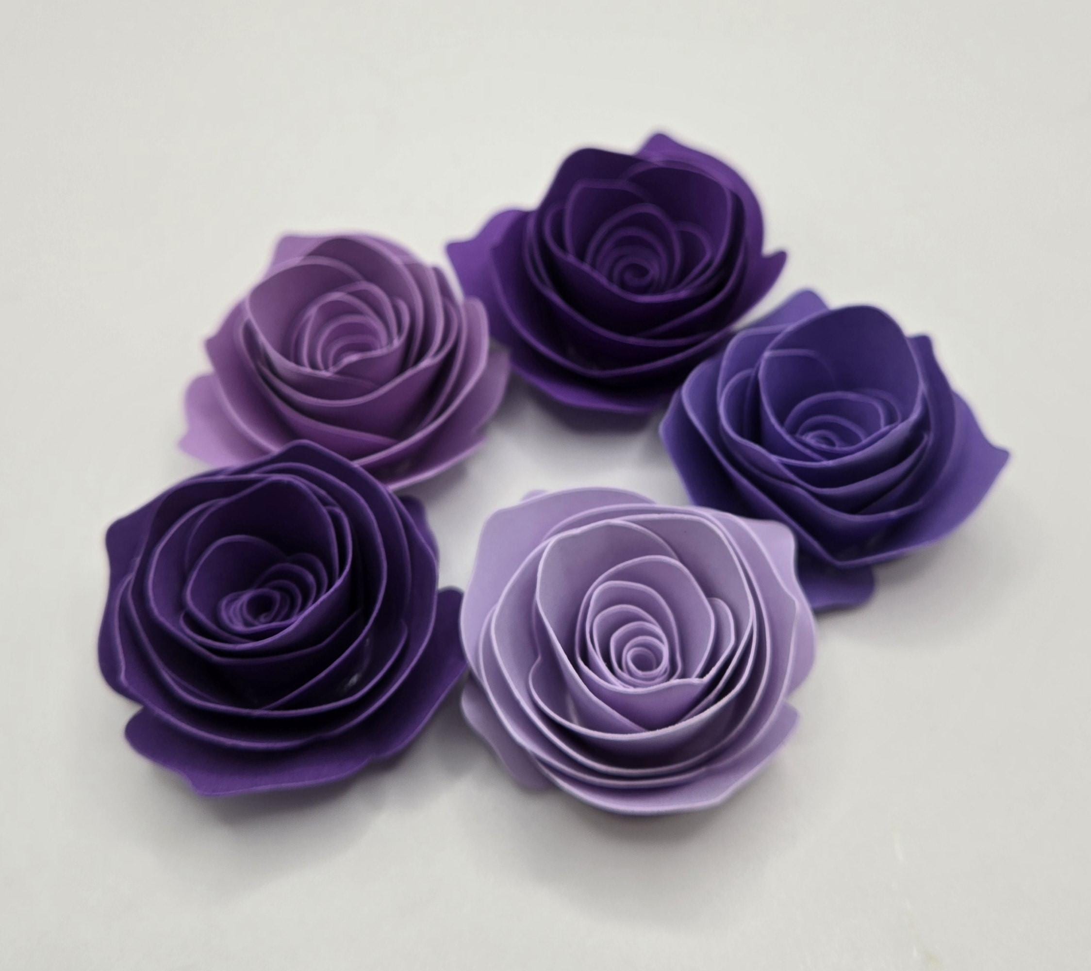 Pre Cut Paper Flower Roses 20 Piece Unrolled - Etsy