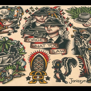 Extraterrestrial Flash (6 Sheet Set) - Etsy