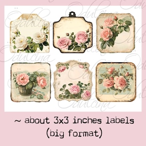 Flowers Label Kit - Blank Labels With Flowers, Gardeners Labels ...