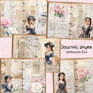 Victorian Era Pages, Digital Download - Antique Papers - Printable for ...