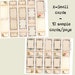 Vintage Sample Cards #2 Digital Set, Printable, for Junk Journal ...