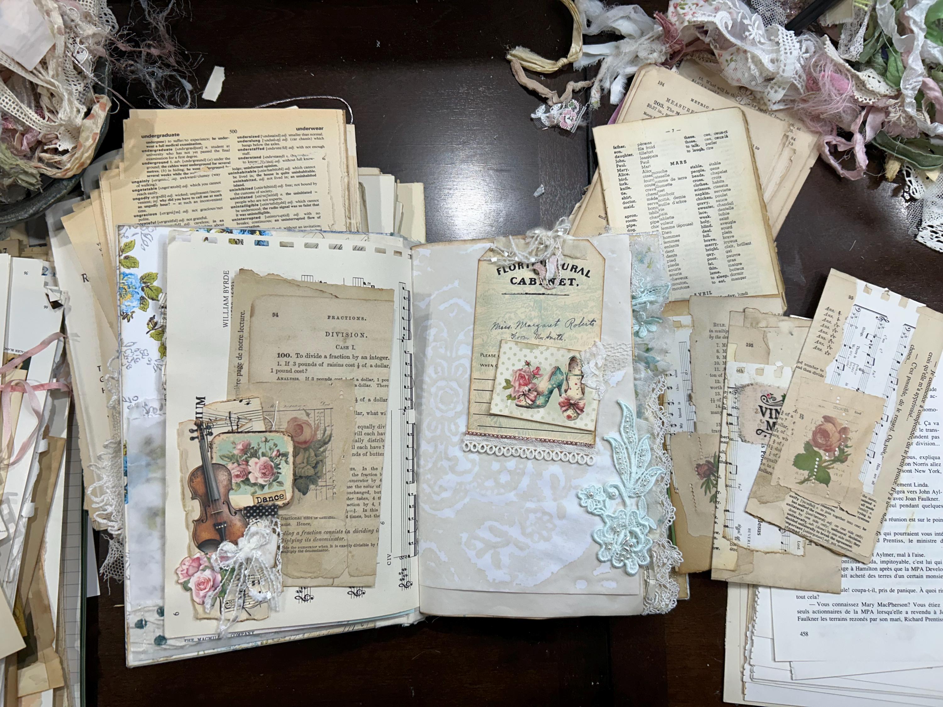 The Starter Dreamy Kit - Junk Journal Creation Kit, Print and Play Kit ...