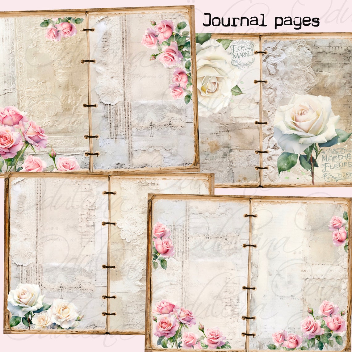 Victorian Era Pages, Digital Download - Antique Papers - Printable for ...