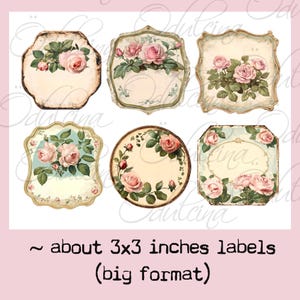 Flowers Label Kit - Blank Labels With Flowers, Gardeners Labels ...