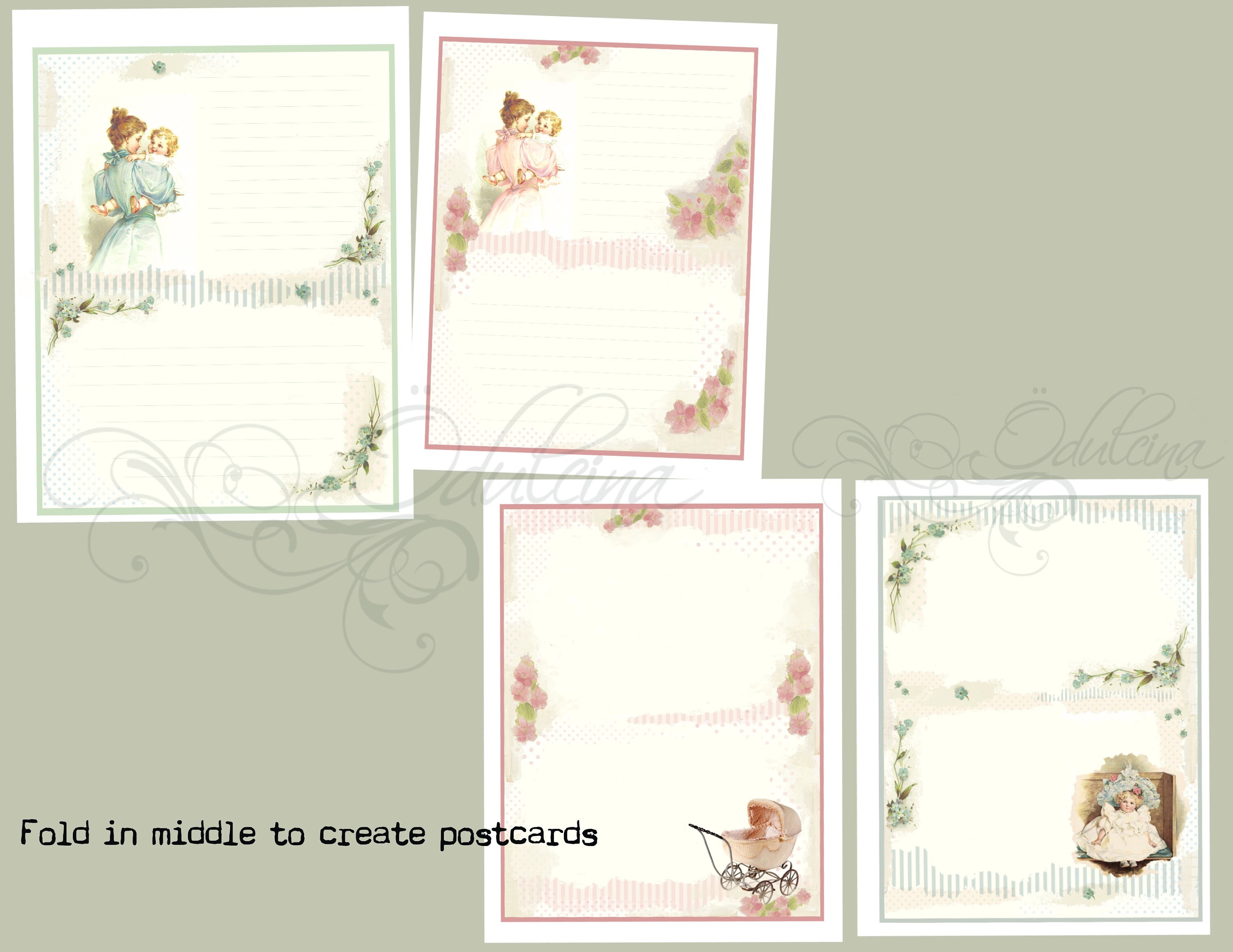 Dear Mama Kit, Printable, Digital Download, Junk Journal - Scrapbooking ...