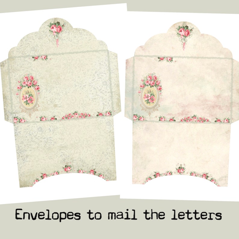 Victorian Printable Journaling Papers & Pages for Junk Journals, Print ...