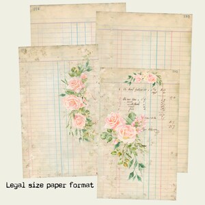 Legal Size Printable, Design Papers #2, Vintage Wallpaper - Antique ...