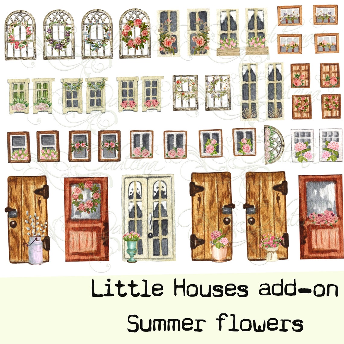 Little House Add-on Kit, Printable, Tag Creation, Junk Journal ...