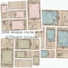 Vintage Sample Cards Digital Set, Printable, for Junk Journal Ephemera ...