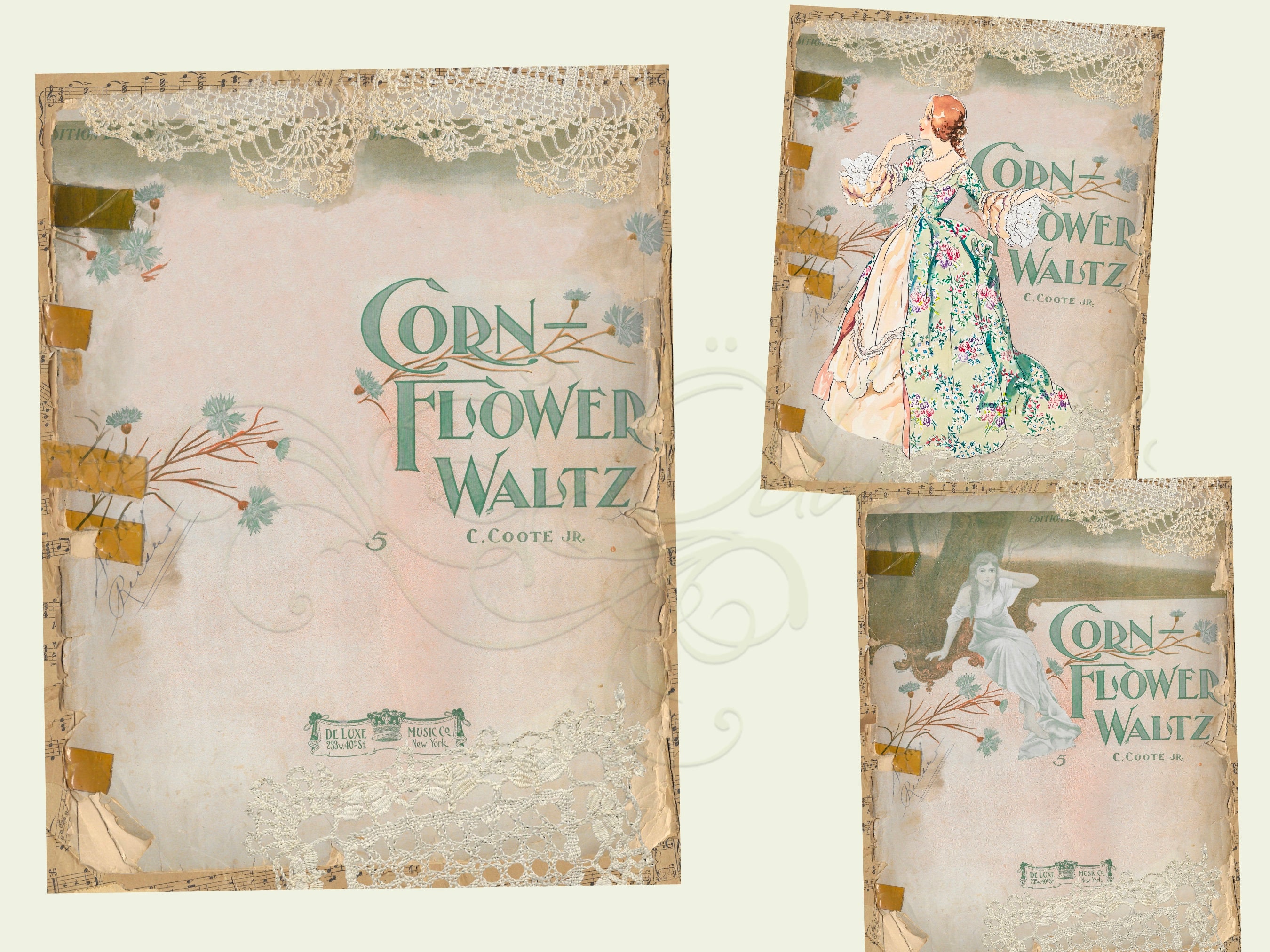 Antique Collection and a Victorian Lady Kit Printable - Etsy