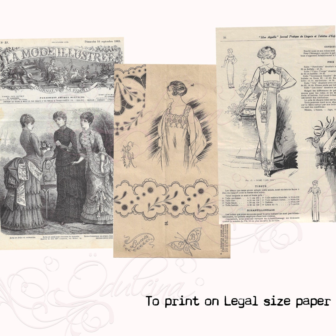 Legal Size Printable Vintage Documents & Legal Papers - Etsy
