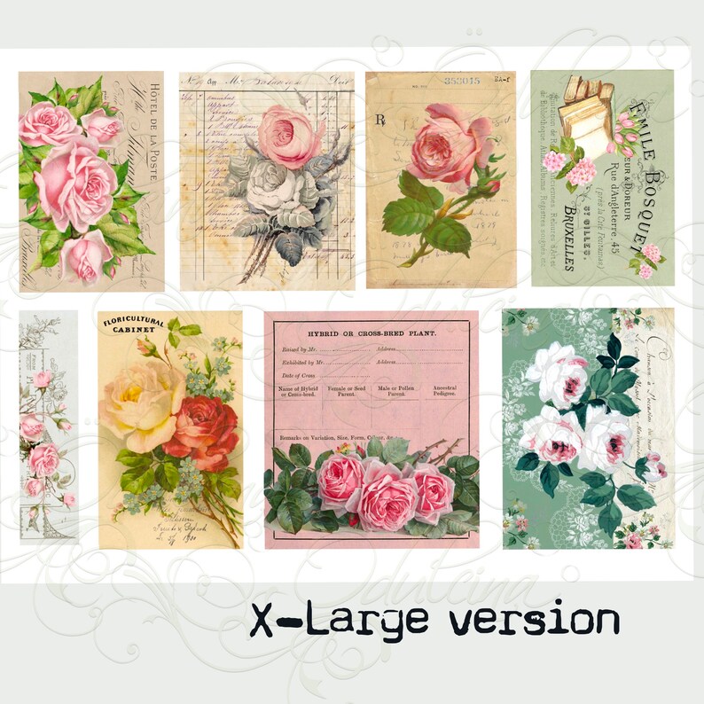 Antique Labels 2 Digital Set Printable for Junk Journal - Etsy