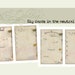 Sample & Inventory Cards Digital Set, Printable, for Junk Journal ...