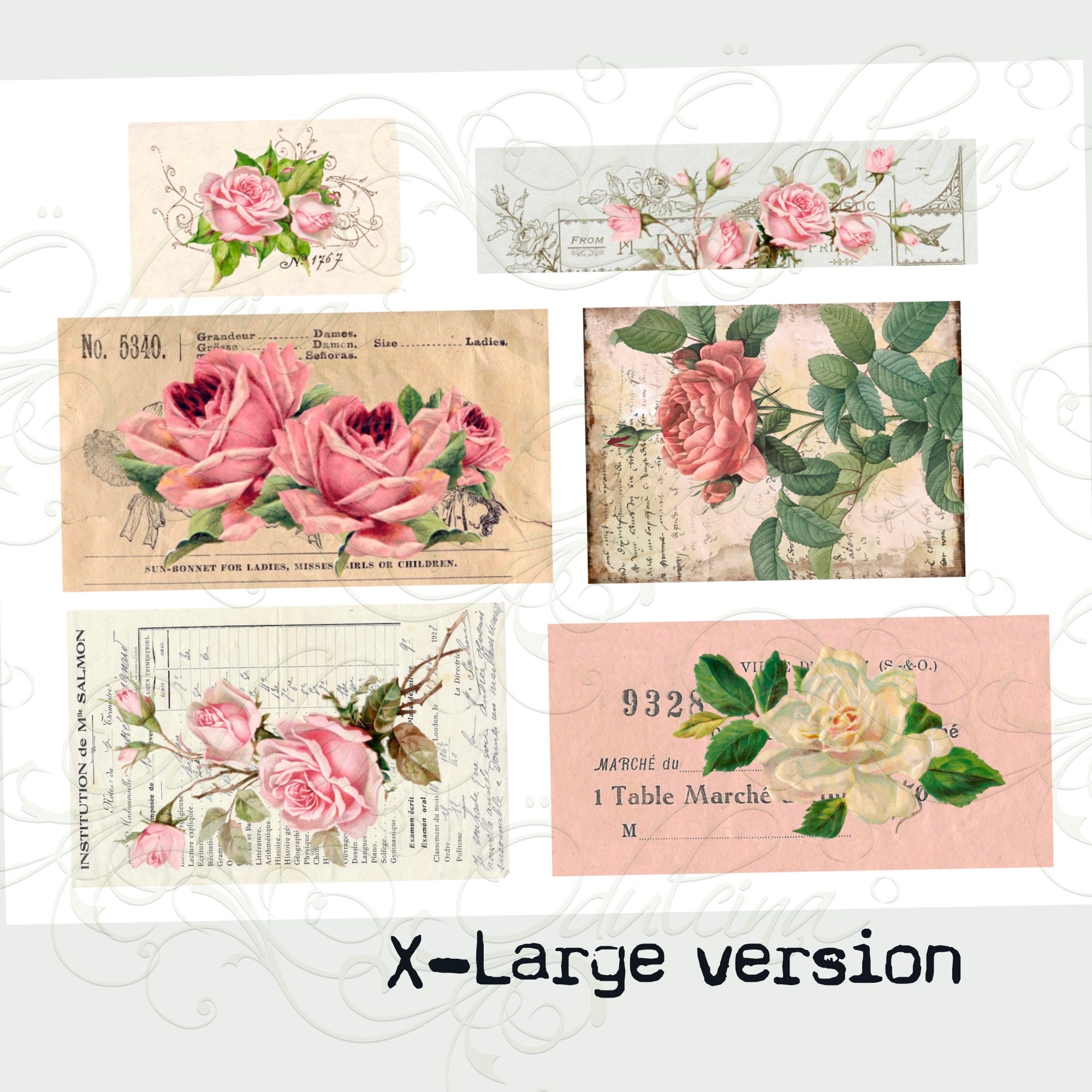 Antique Labels 2 Digital Set Printable for Junk Journal - Etsy