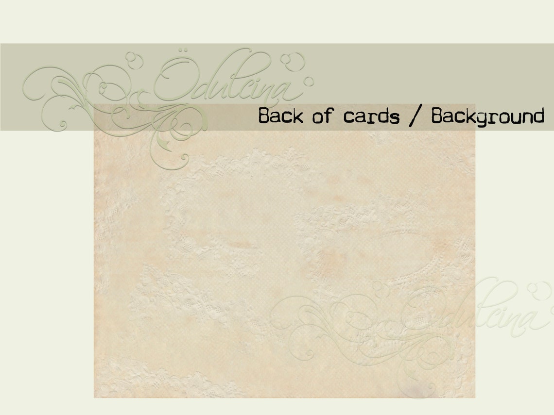 Sample & Inventory Cards Digital Set, Printable, for Junk Journal ...