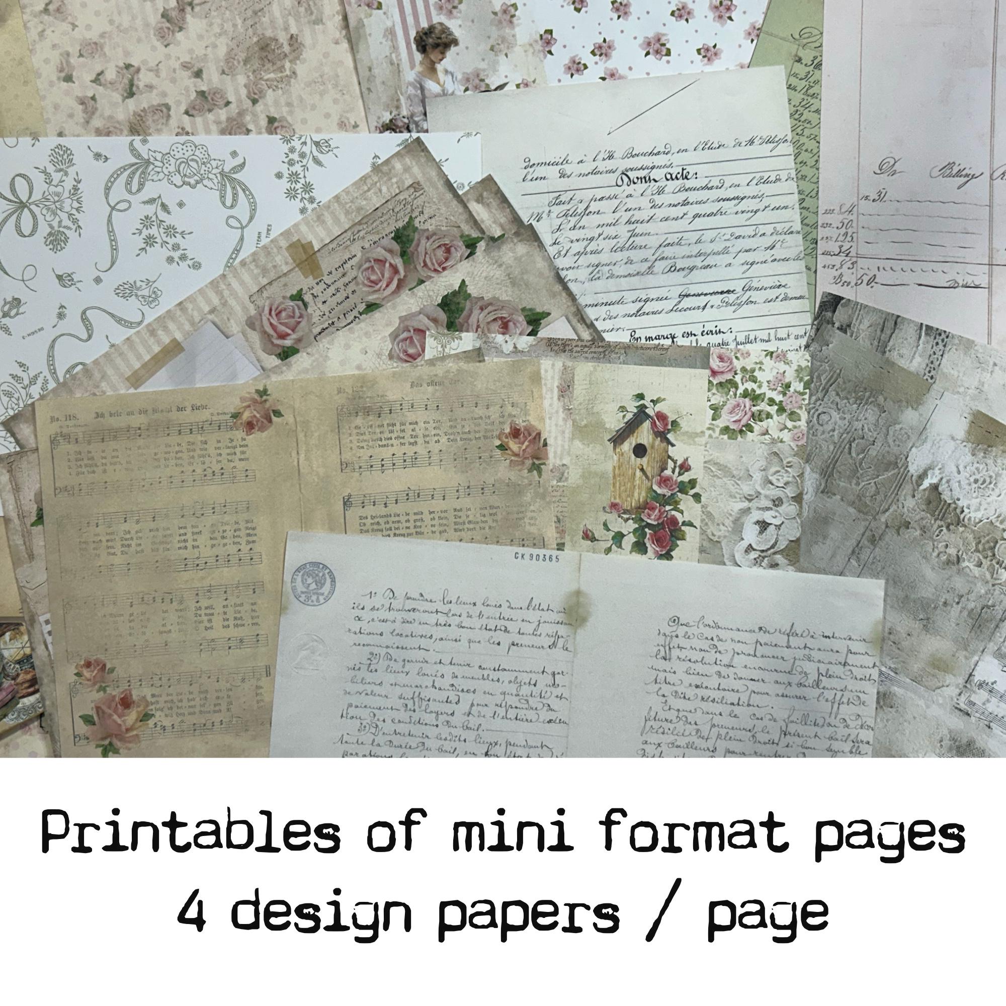 The Starter Dreamy Kit - Junk Journal Creation Kit, Print and Play Kit ...