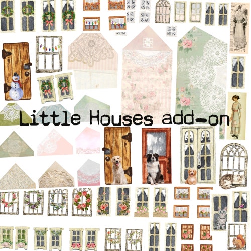 Little House Ephemera Kit Printable Tag Creation Junk - Etsy