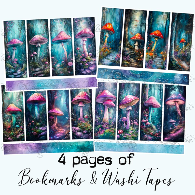 Enchanted Forest Bookmarks - French / English Kit With Positive Words ...