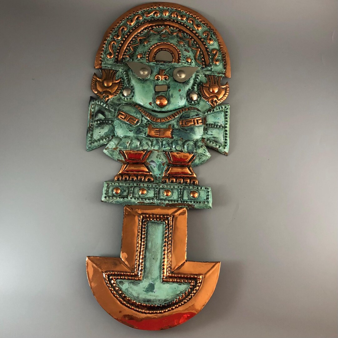 Tumi Copper Wall Hanging Mayan Peruvian - Etsy