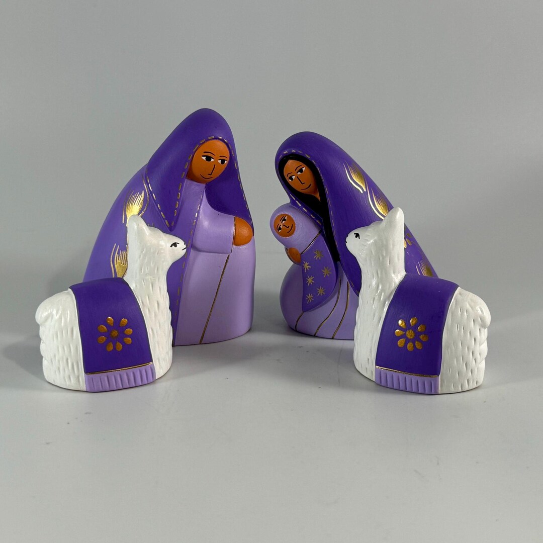 Clay Nativity Set From Peru - Etsy
