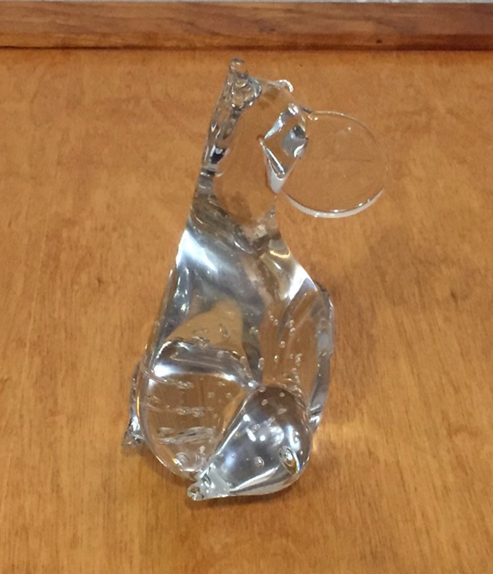 Glass Mouse Paperweight- Mouse Figurine by TCCC Taiwan - Etsy