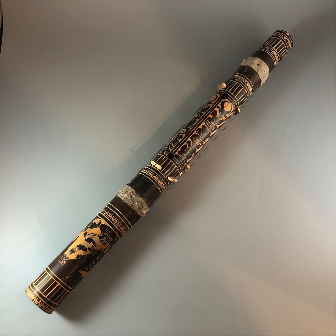 Bamboo Harp From Madagascar Tube Bamboo String Harp African Traditional ...