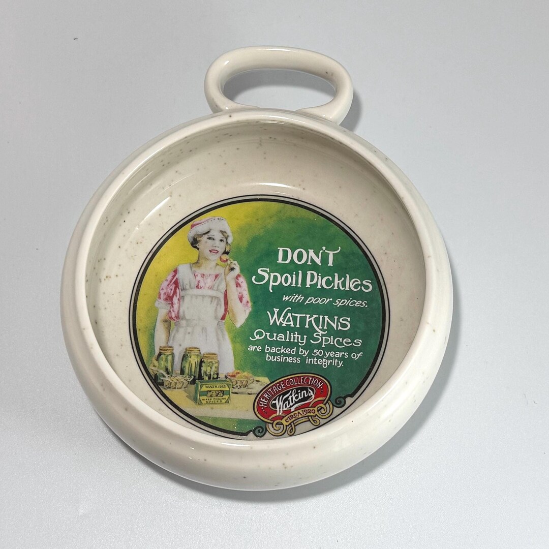 Watkins Heritage Collection Bowl - Don’t Spoil the Pickles Soup Bowl ...