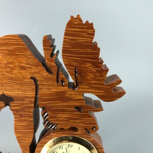 Wood Moose Clock Scroll Saw Art - Etsy