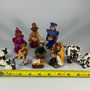 Polymer Scupted Nativity Set - Etsy