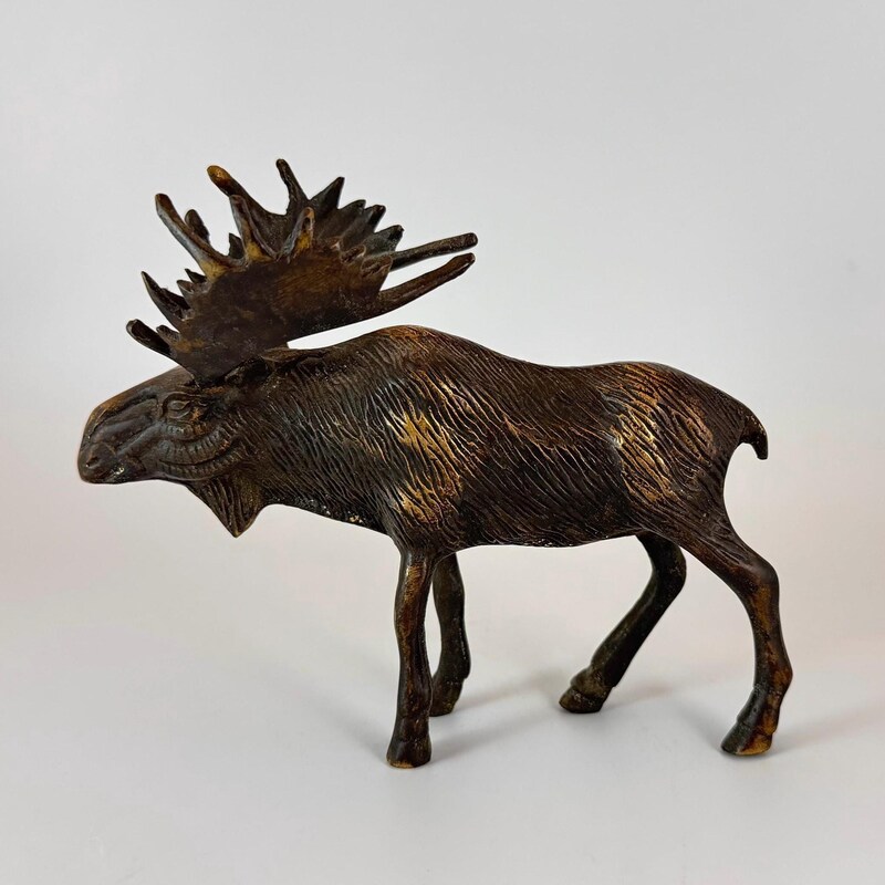 Moose Figurine - Etsy