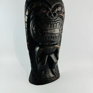 Good Luck Tiki God Wood Sculpture 12 Tiki Wood Statue - Etsy