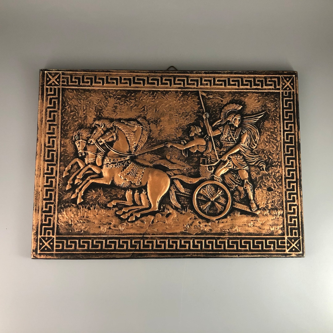 Copper Painted Chariot Wall Hanging - Etsy
