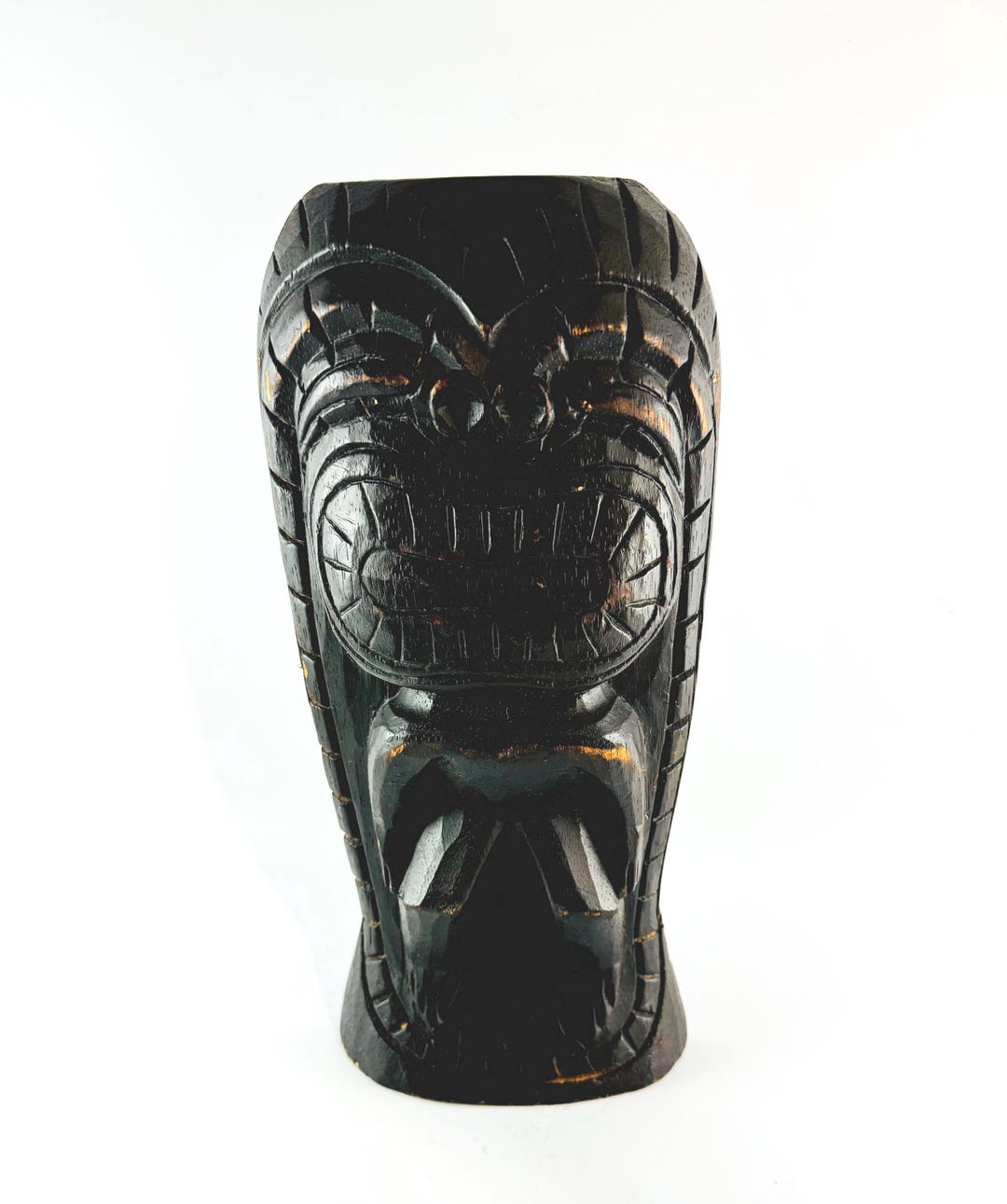 Good Luck Tiki God Wood Sculpture 12 Tiki Wood Statue - Etsy