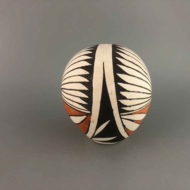 Acoma Pueblo Pottery Seed Pot Vase Signed B Concho - Etsy