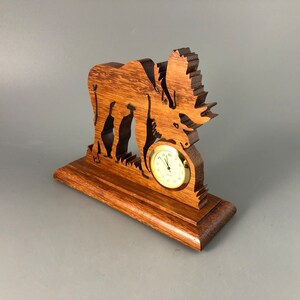 Wood Moose Clock Scroll Saw Art - Etsy