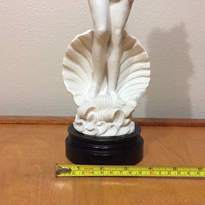 Roman Greek Goddess Aphrodite Standing in a Seashell - Etsy