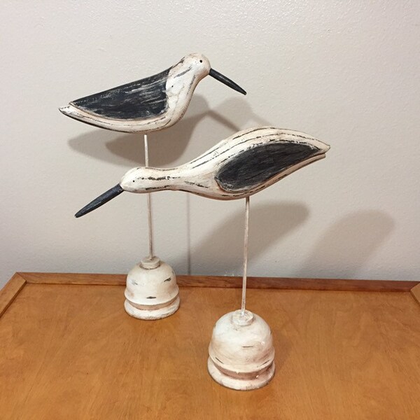 Carved Shore Birds - Etsy
