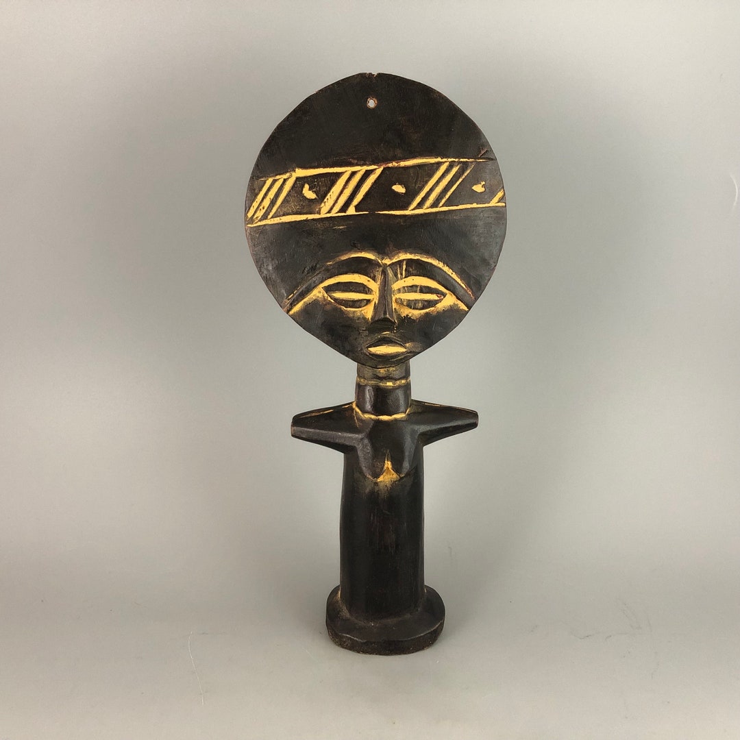 African Goddess of Fertility Carved Wood Akuaba Doll Ashanti - Etsy