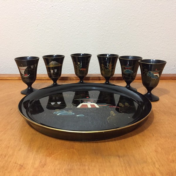 Japanese Sake Tray - Etsy