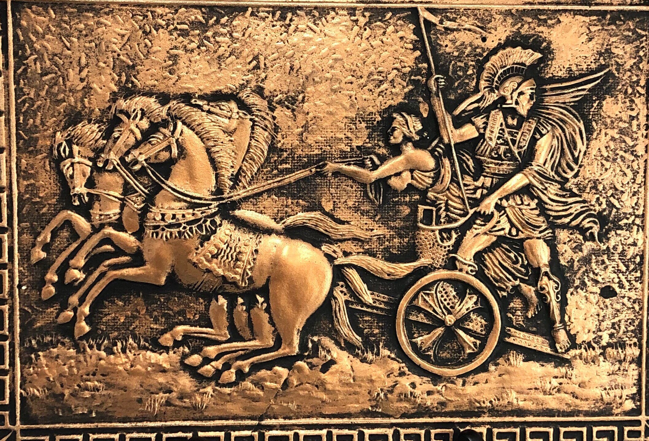 Roman Chariot Painting