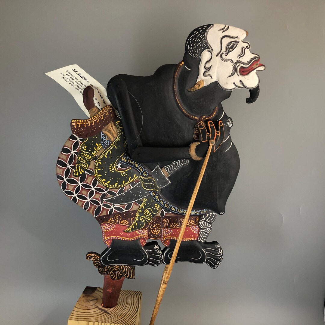 Wayang Kulit Semar Clown Shadow Puppet Java Indonesia 19” - Etsy
