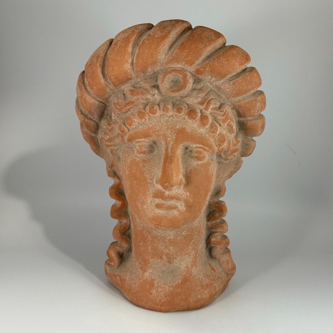 Hera Greek Goddess of Marriage and Child Birth Terra Cotta Bust Height ...