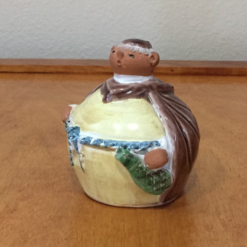Religious Friar Monk Figurine Hungary Clay Pottery Bell - Etsy