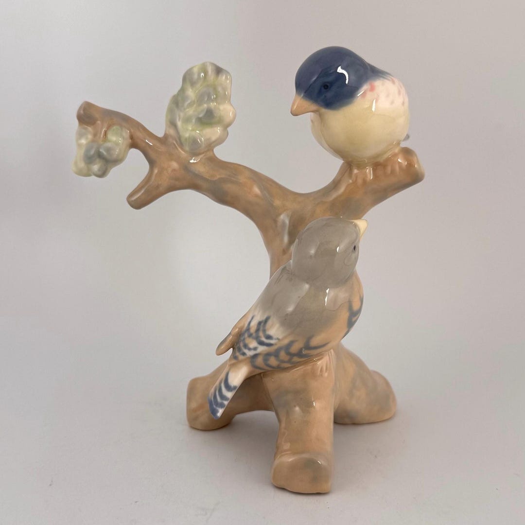 Blue Tilt Birds Sitting on a Branch by Rex Valencia From Spain ...