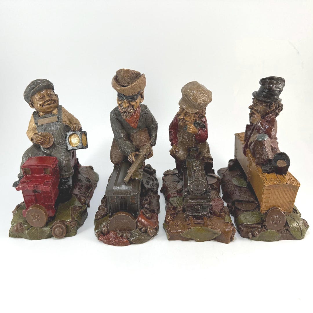 Tom Clark Train Set of 4 Chief, Jesse, Hobo, Cab Dated 1986 Gnome Train ...