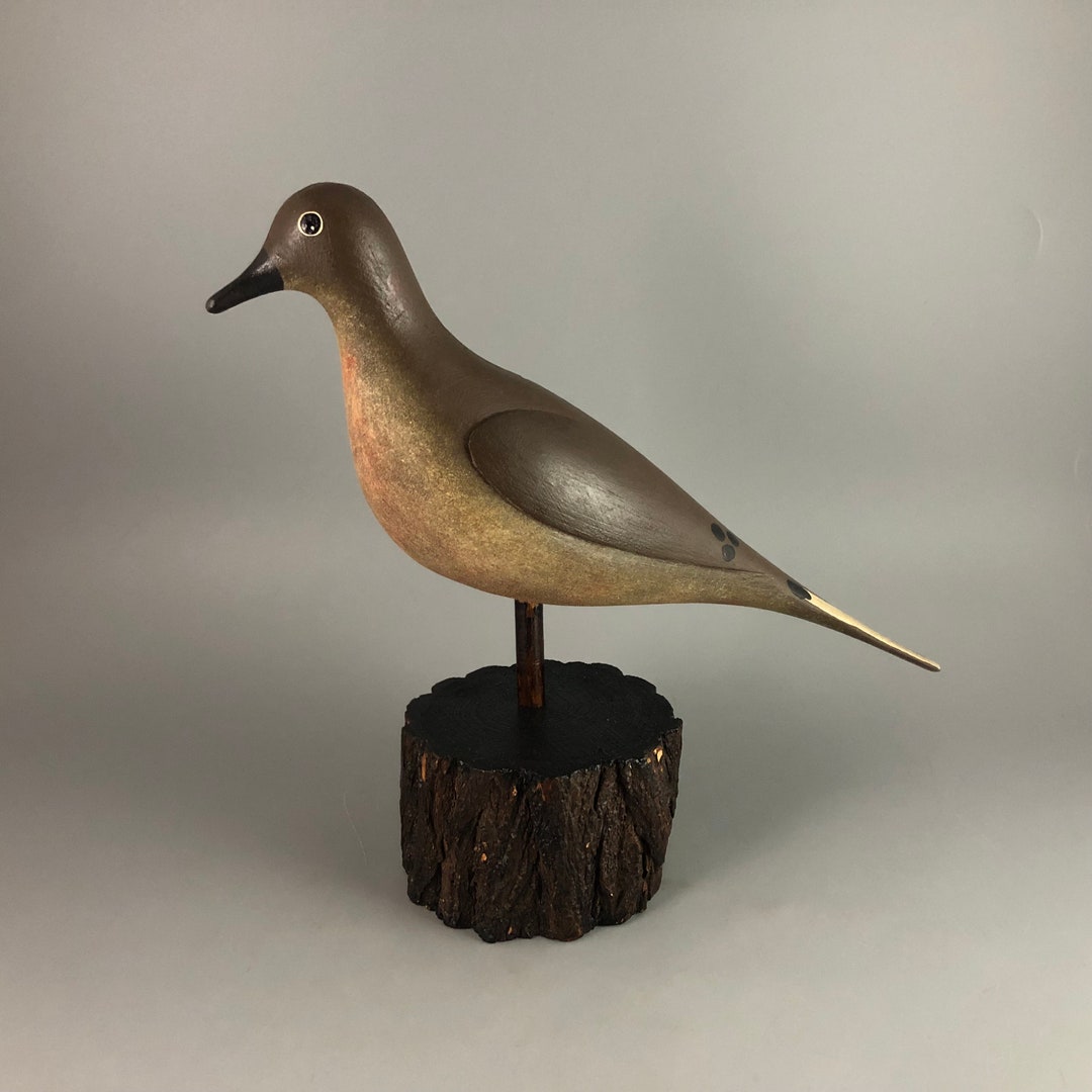 Carved Wood Morning Dove - Etsy