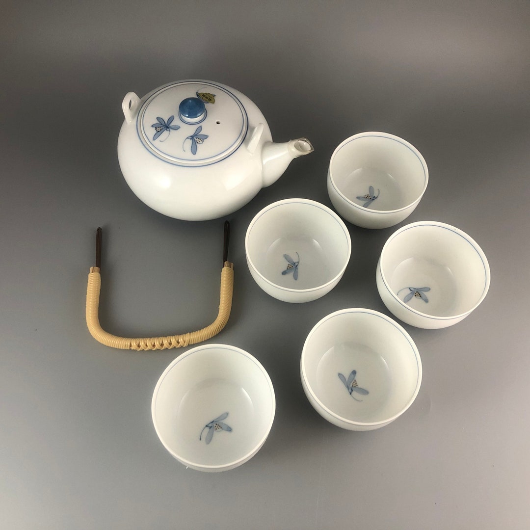 Japan Arita Porcelain Tea Set Vintage New in Box Japan Teapot and 5 ...