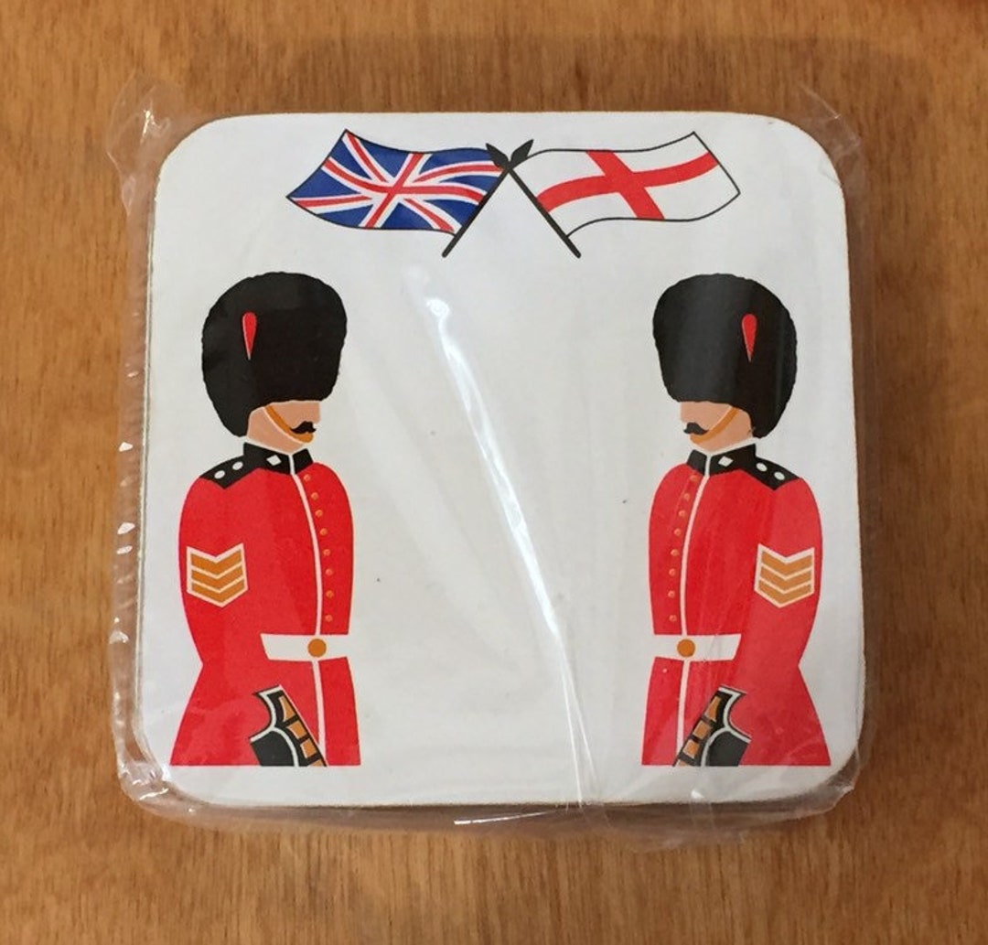 London Royal Guard Coaster - 6 Coasters in a Tin by Imogin Dickinson - Etsy